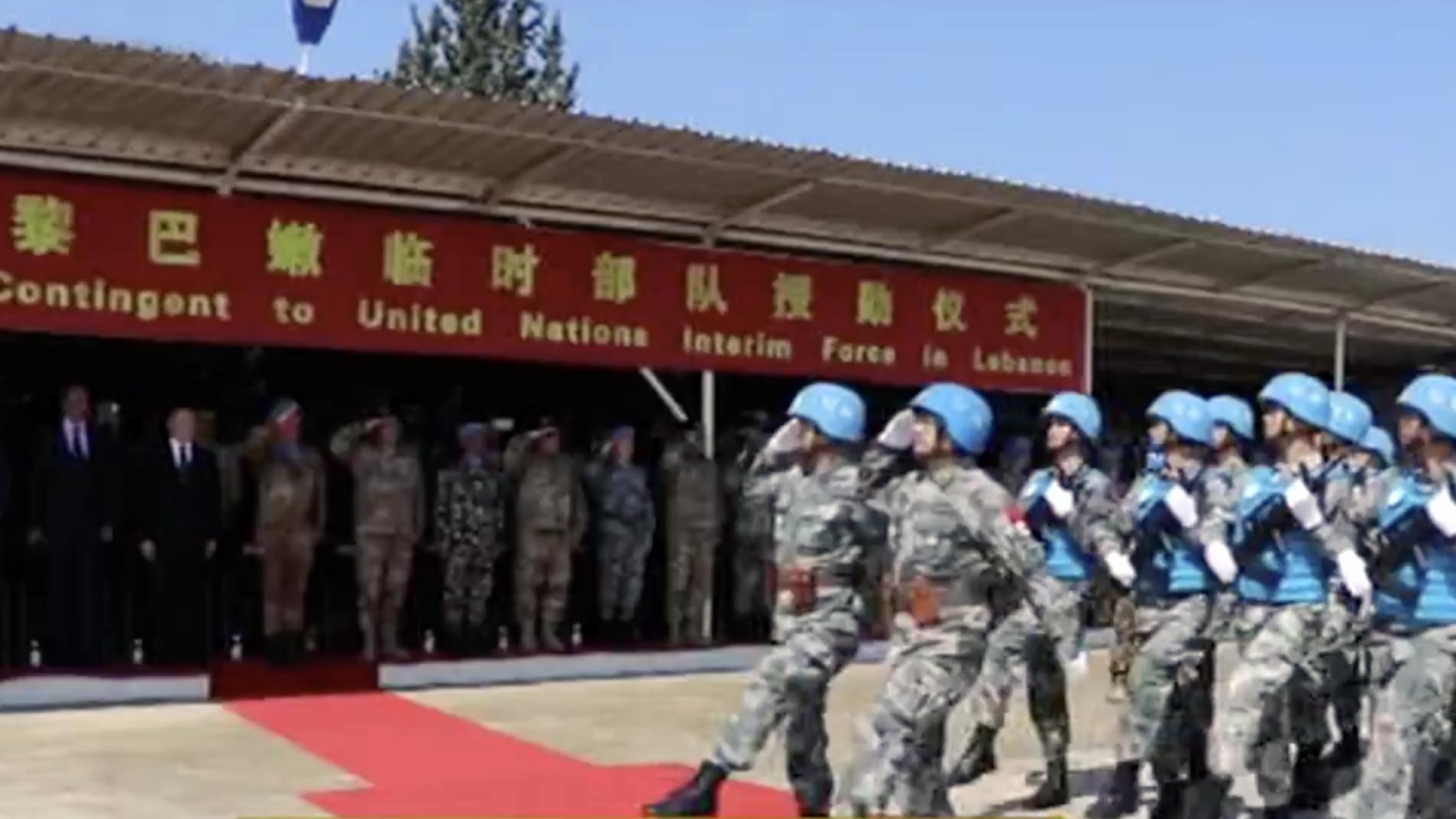 Chinese peacekeepers in mission in Lebanon awarded UN medal - CGTN