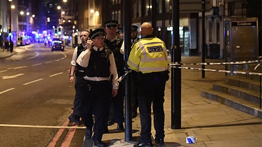 Video shows moment police shot London Bridge attackers - CGTN