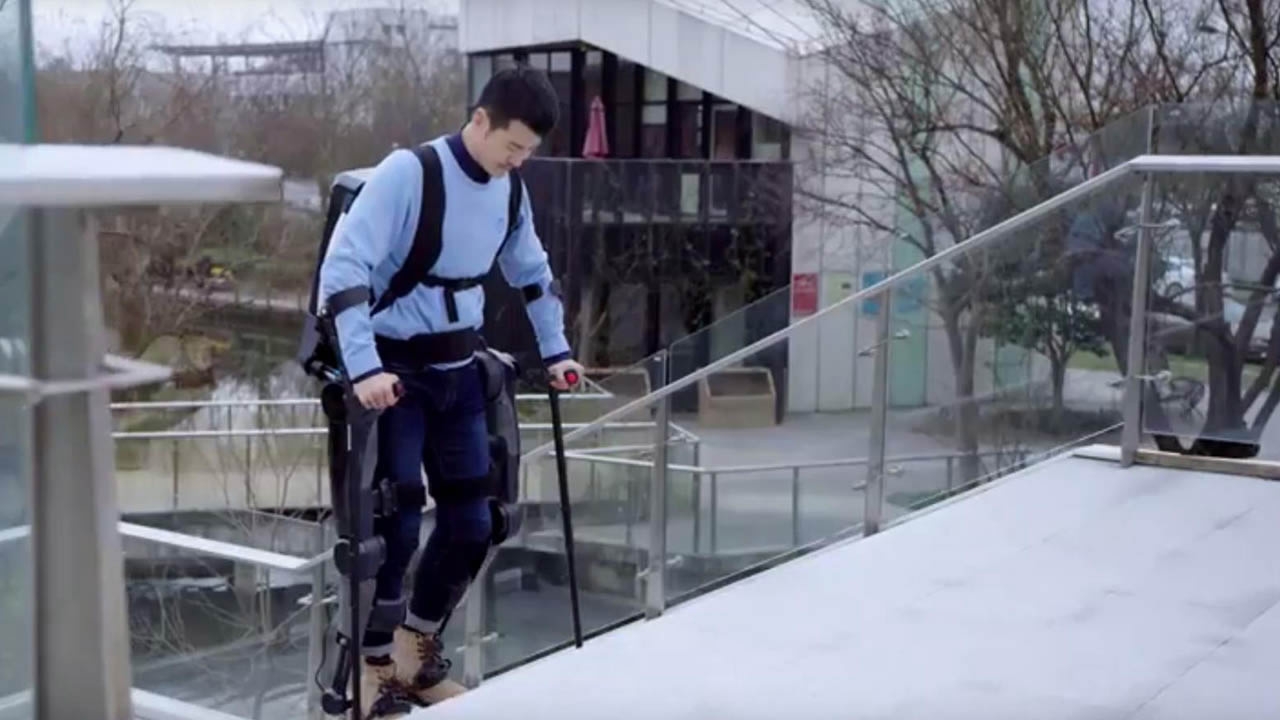 Chinese 'wearable robot' could help disabled people walk again - CGTN