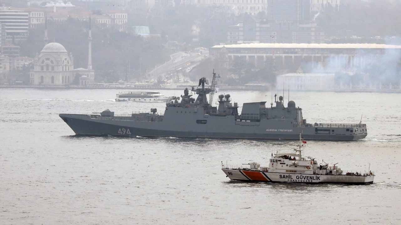 Russia sends warship to Mediterranean passing Turkey - CGTN