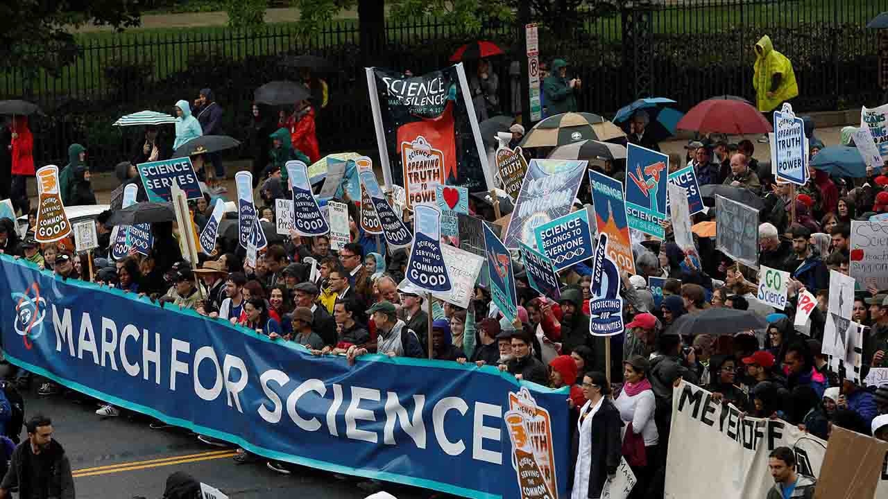 Hundreds of 'March for Science' rallies held around the world - CGTN