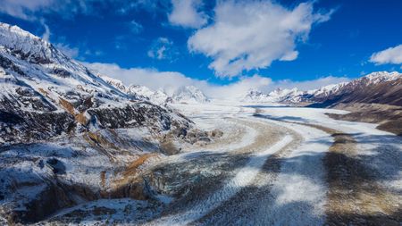 Bird's eye view of southeastern Tibet: A frozen world on Tibet Plateau ...