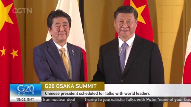 G20 Osaka Summit: Chinese president scheduled for talks with world leaders - CGTN