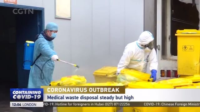 Coronavirus Outbreak: Medical waste disposal steady but high - CGTN