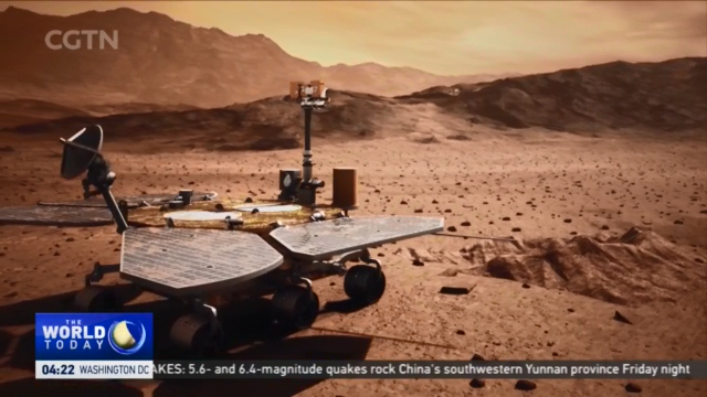 China Mars Mission: China's first Mars rover drives onto red planet's ...
