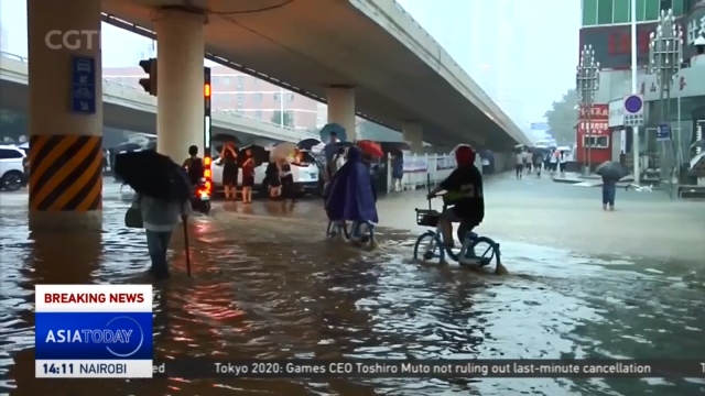 China Floods: Record rainfall continues in Henan Province - CGTN