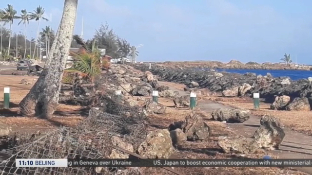 Tonga Tsunami Aftermath: Residents evacuated to the main island - CGTN