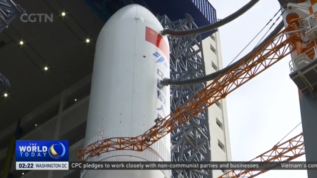 China Space Station: Mengtian lab module moved to launch pad - CGTN
