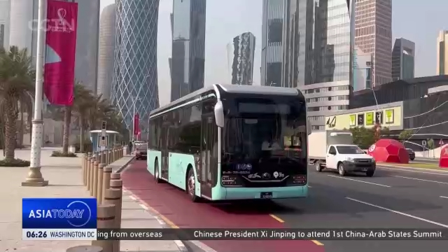 2022 FIFA World Cup: Chinese electric buses transport fans to and from matches - CGTN