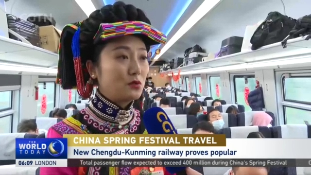 China Spring Festival Travel: New Chengdu-Kunming railway proves ...