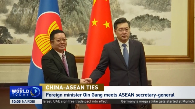 China-ASEAN Ties: Foreign minister Qin Gang meets ASEAN secretary-general - CGTN