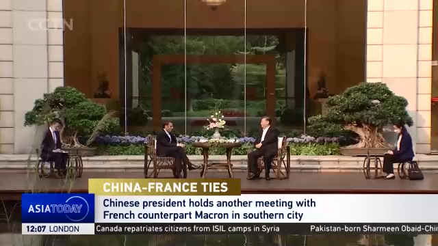China-France Ties: Chinese president holds another meeting with French counterpart Macron in ...