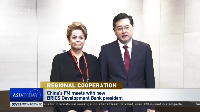 Regional Cooperation: China's FM meets with new BRICS Development Bank ...