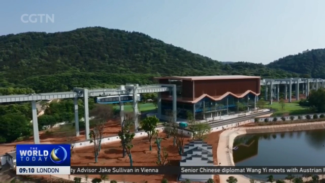 Eco-Friendly Travel: New suspended monorail technology debuts in China ...