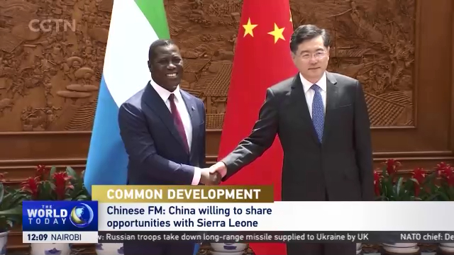 Common Development: Chinese FM: China willing to share opportunities ...
