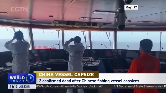 China Vessel Capsize: 2 confirmed dead after Chinese fishing vessel ...