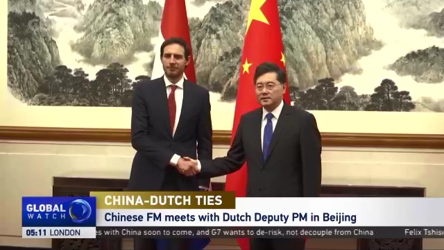China-Dutch Ties: Chinese FM meets with Dutch Deputy PM in Beijing - CGTN
