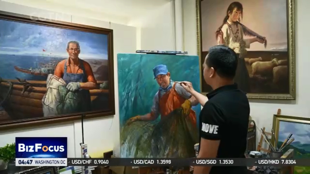 Dafen Re-invented: Inside China's biggest oil painting village - CGTN