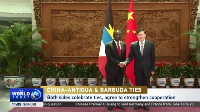 China-Antigua & Barbuda Ties: Both sides celebrate ties, agree to strengthen cooperation - CGTN