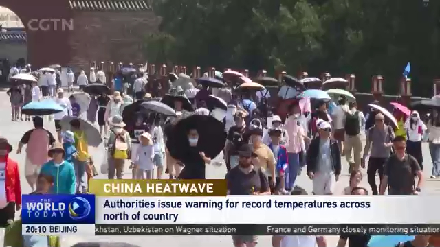 China Heatwave: Authorities issue warning for record temperatures ...