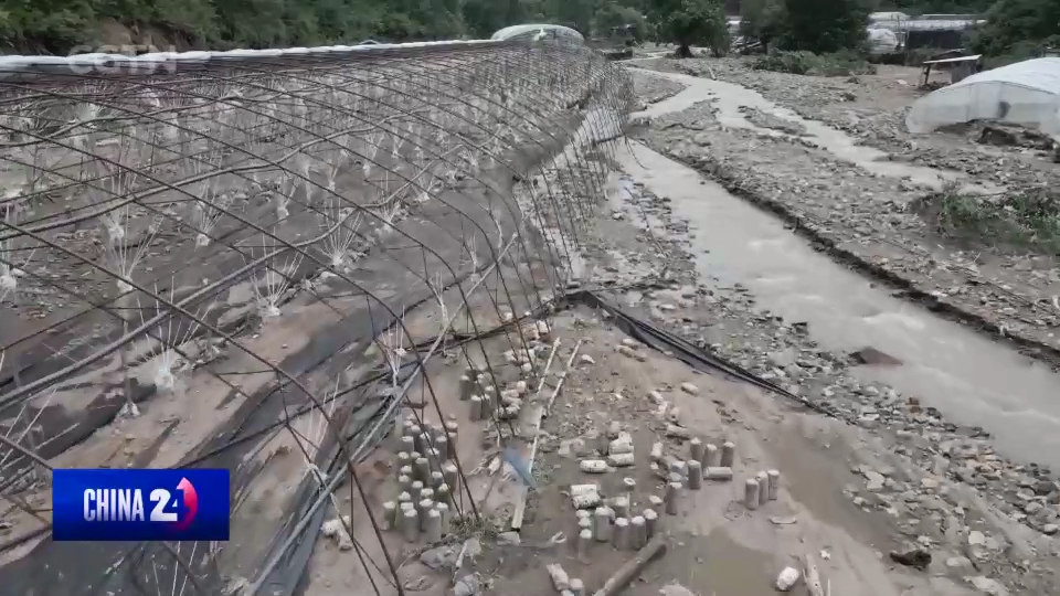 China Extreme Weather: Restoration work continues as floods in Dongning ...