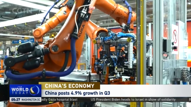 China's Economy: China posts 4.9 percent growth in Q3 - CGTN