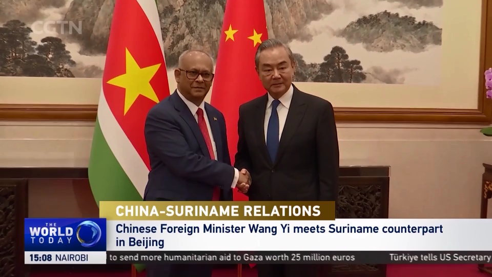 China-Suriname Relations: Chinese Foreign Minister Wang Yi meets ...