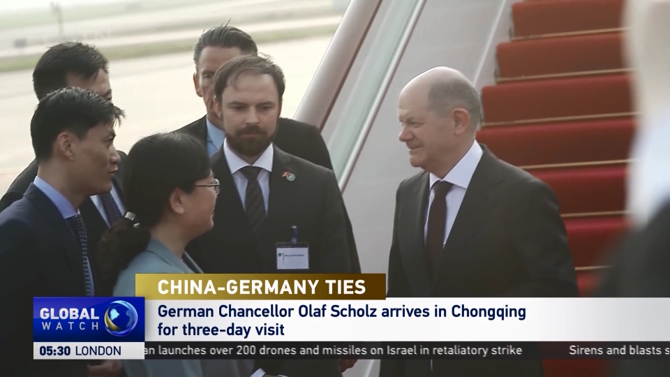 China-Germany Ties: German Chancellor Olaf Scholz arrives in Chongqing ...