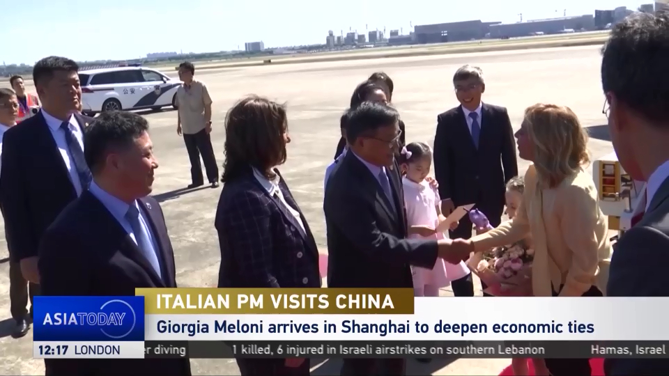 Italian PM Visits China: Giorgia Meloni arrives in Shanghai to deepen ...