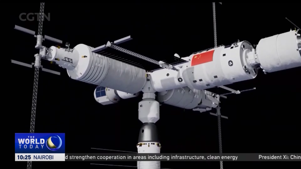 China Space Development: Tianzhou-8 cargo ship docks with China Space Station - CGTN