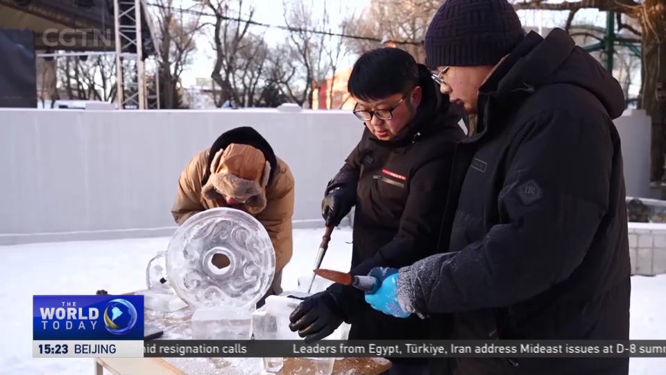 Harbin Ice Culture: Ice sculptor carving legacies that last beyond the ...