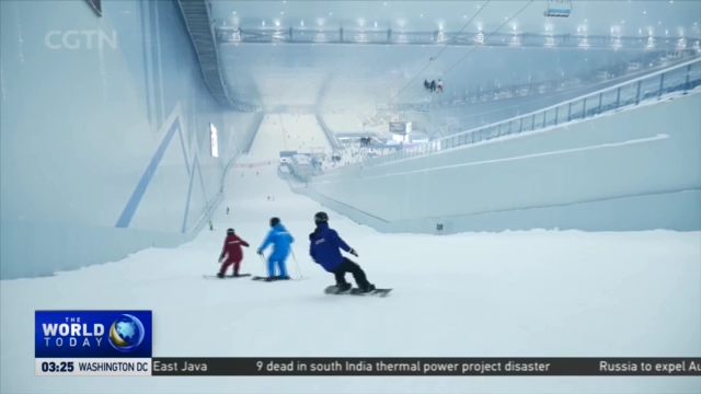 China's Ice and Snow Economy: World's largest indoor snow resort opens ...